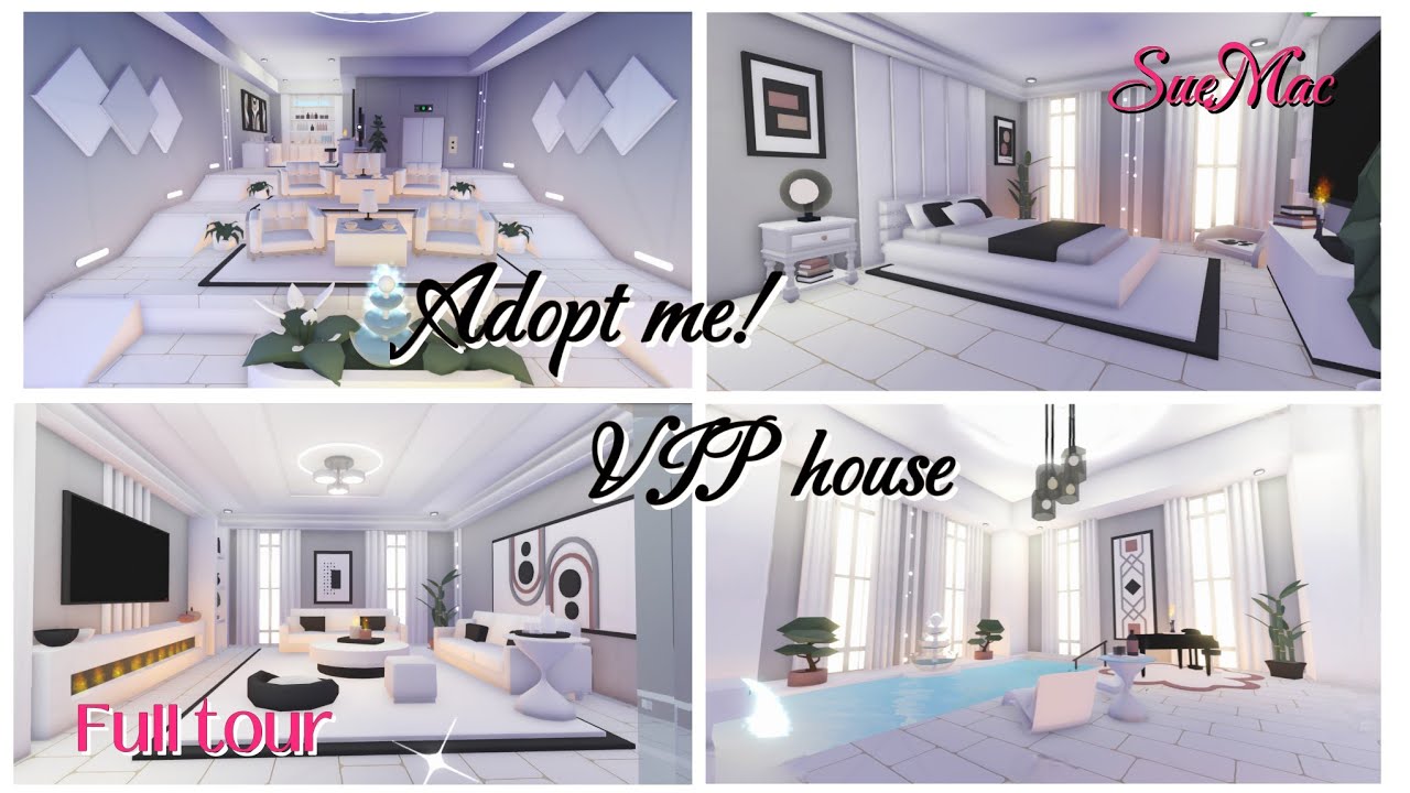 Modern Aesthetic VIP house - House tour - Adopt me! - YouTube