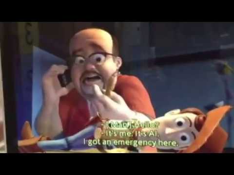 Woody's Arm Fell out and freaks out when he lost his arm - YouTube