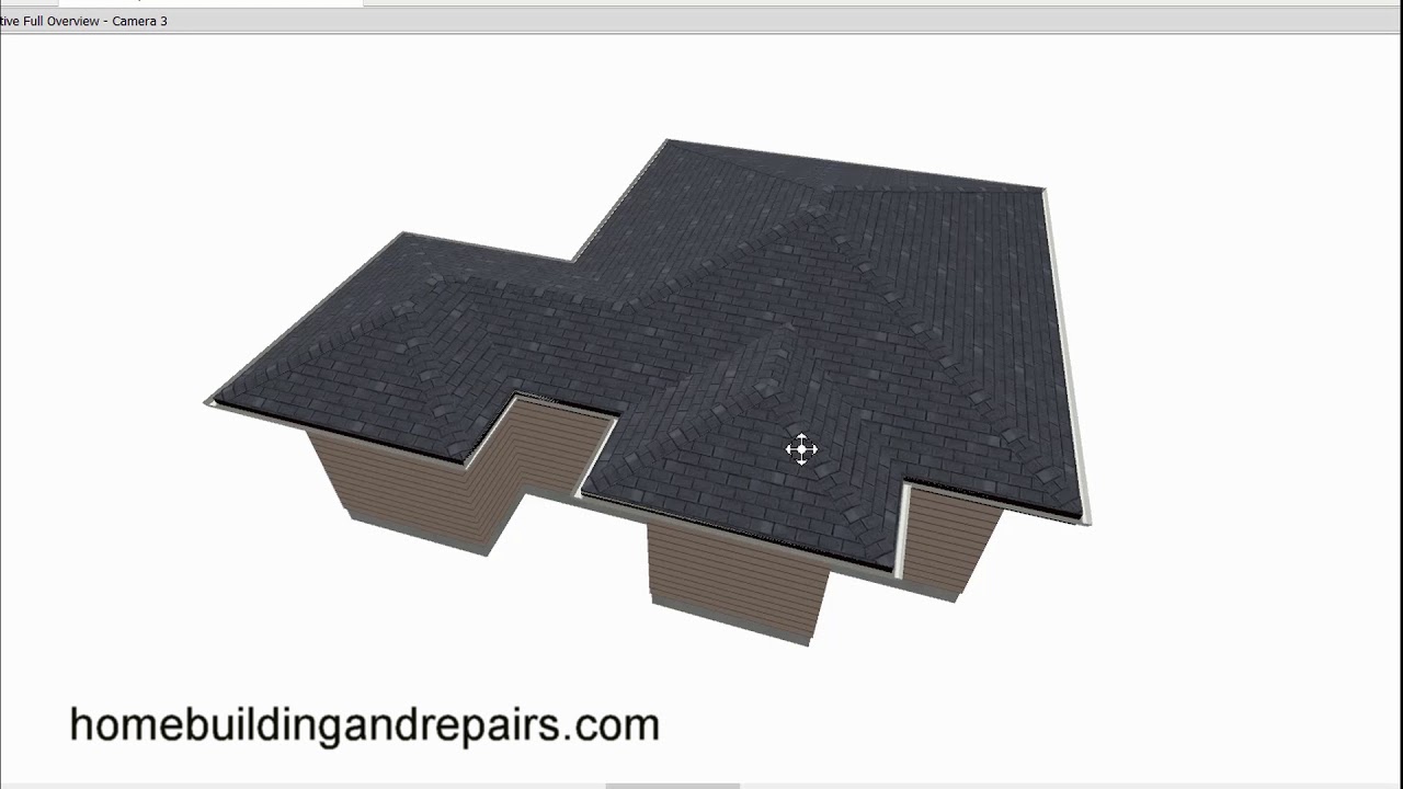 Hip Roof Home Addition Design Ideas – Two Front and Side Pop out Floor ...