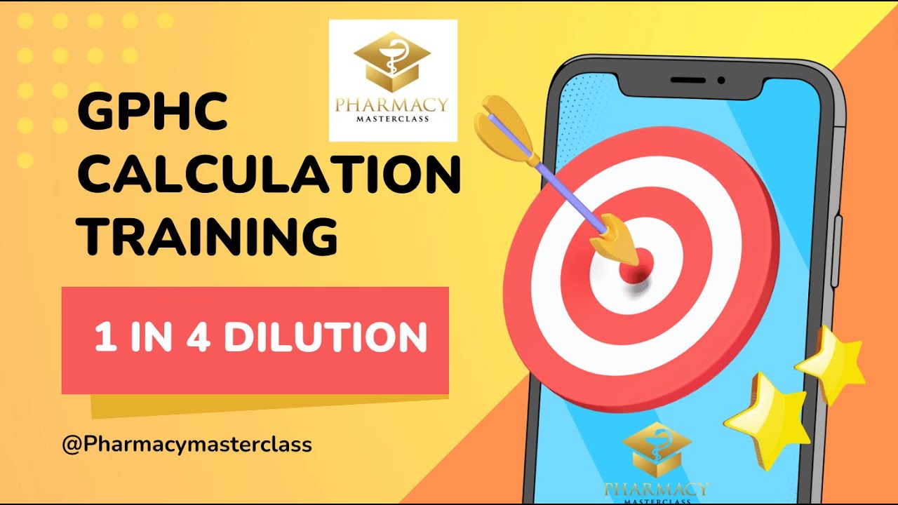 GPHC Calculation Training - Concentration question - YouTube