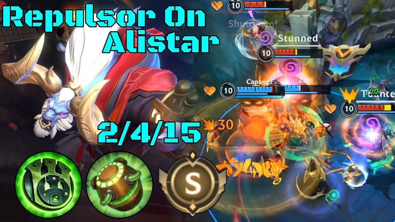 [ Lunar Beast Alistar ] Enjoying Repulsor | Patch 4.4a | [ Ranked ] Ep.169 - YouTube