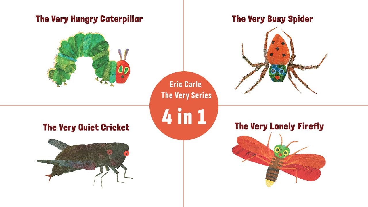 Eric Carle’s Best Stories: Caterpillar, Spider, Cricket & Firefly - YouTube