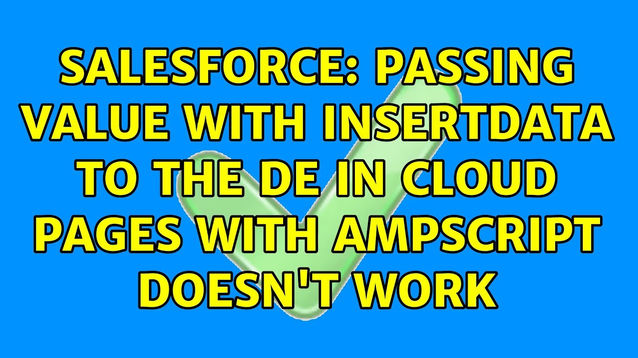 Salesforce: Passing value with InsertData to the DE in Cloud Pages with AmpScript doesn't work ...