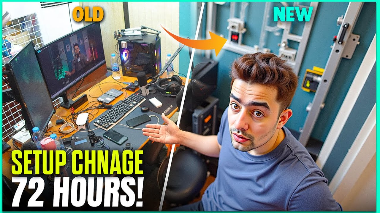 This Gaming Setup Transformation Took 72 HOURS! - YouTube