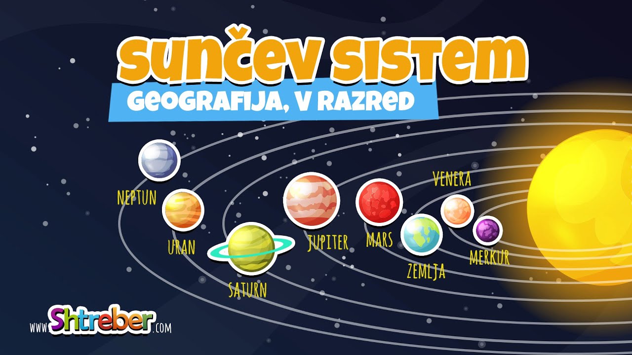 5. razred - Sunčev Sistem - YouTube