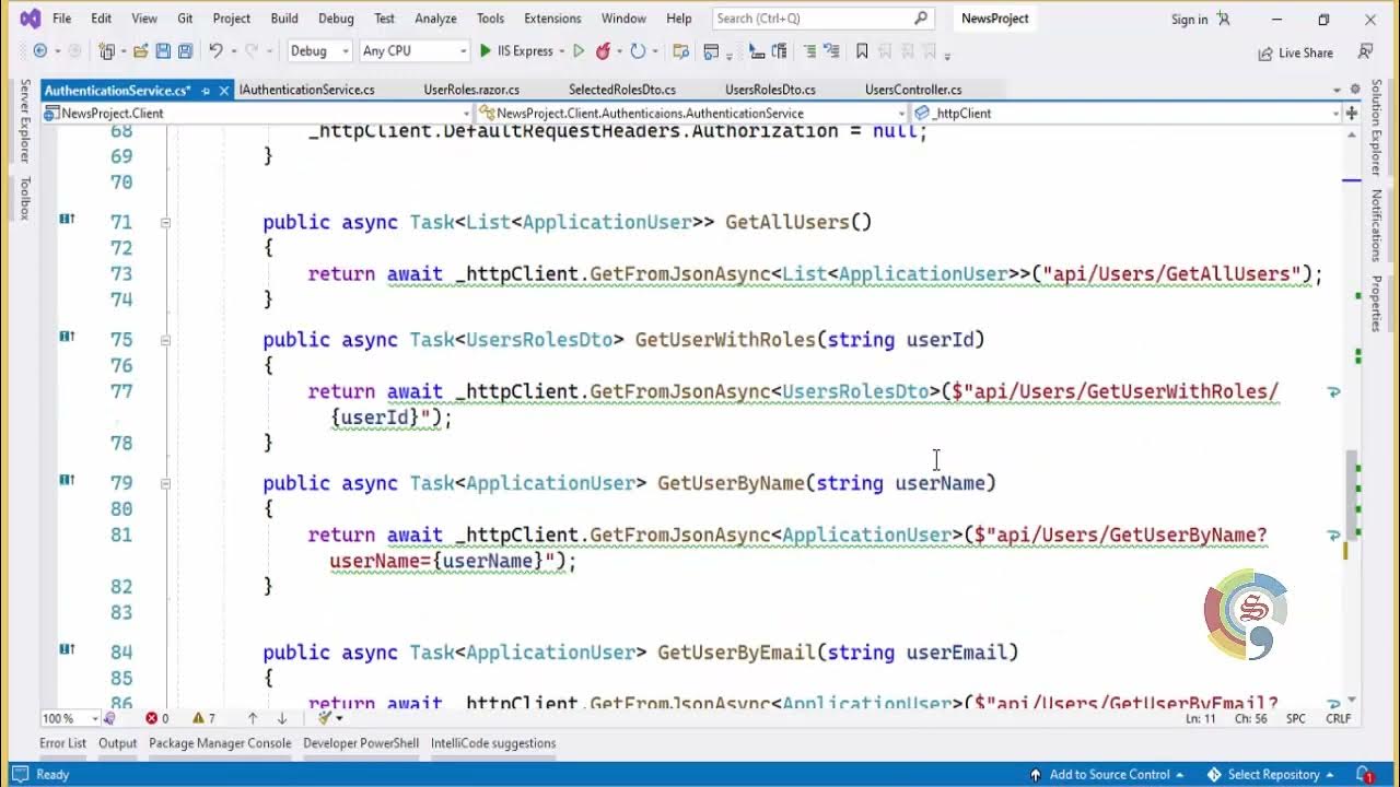 32 (Arabic) Add User Roles Identity In ASP Net Core (Identity In ASP Net Core Blazor WA) - YouTube