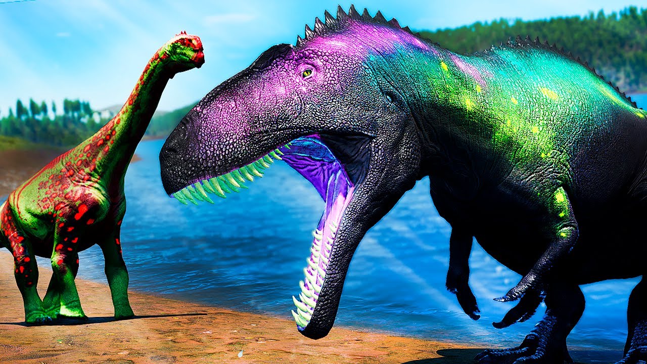 Acrocantossauro Espacial + Camarassauro Alien! Encontrei Um Filhote ...