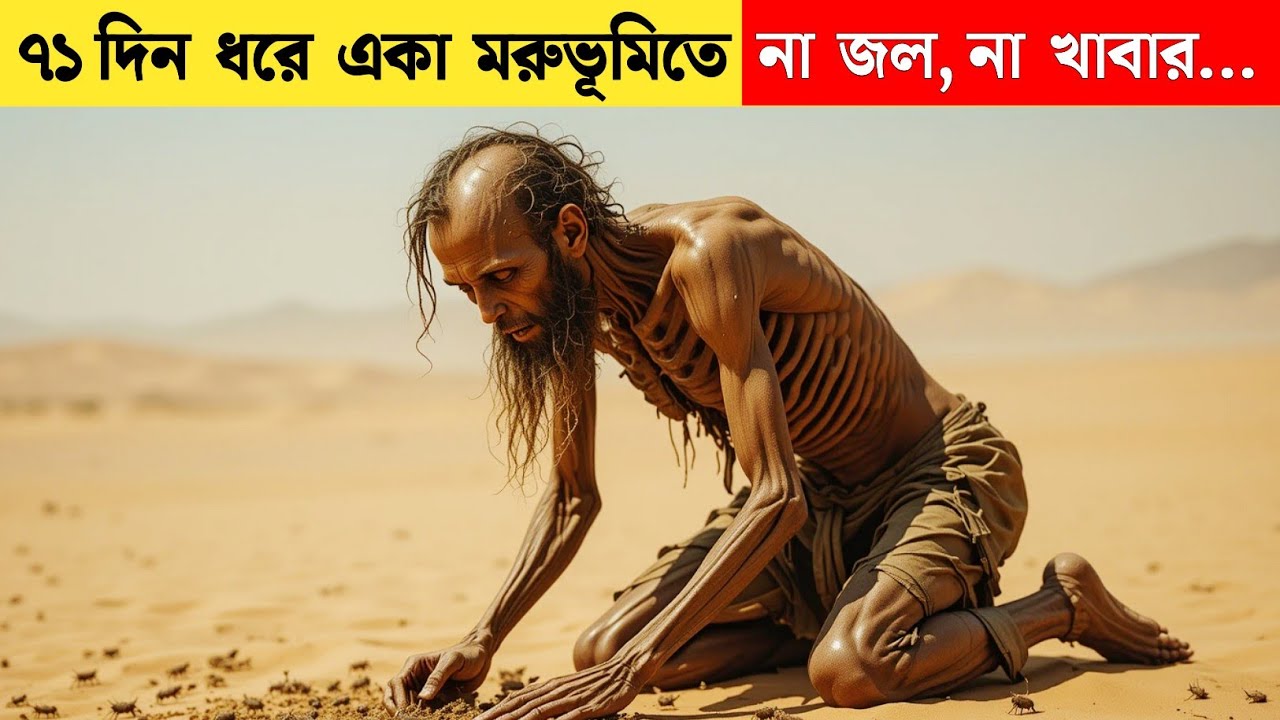 ৭১ দিন মরুভূমিতে একা! বেঁচে ফিরলেন জীবন্ত কঙ্কাল হয়ে | Ricky Megee’s ...