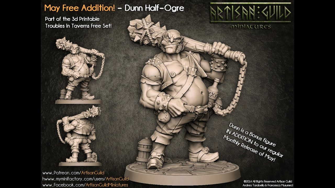 Artisan Guild Patreon - Dunn Half Ogre Making Of - YouTube