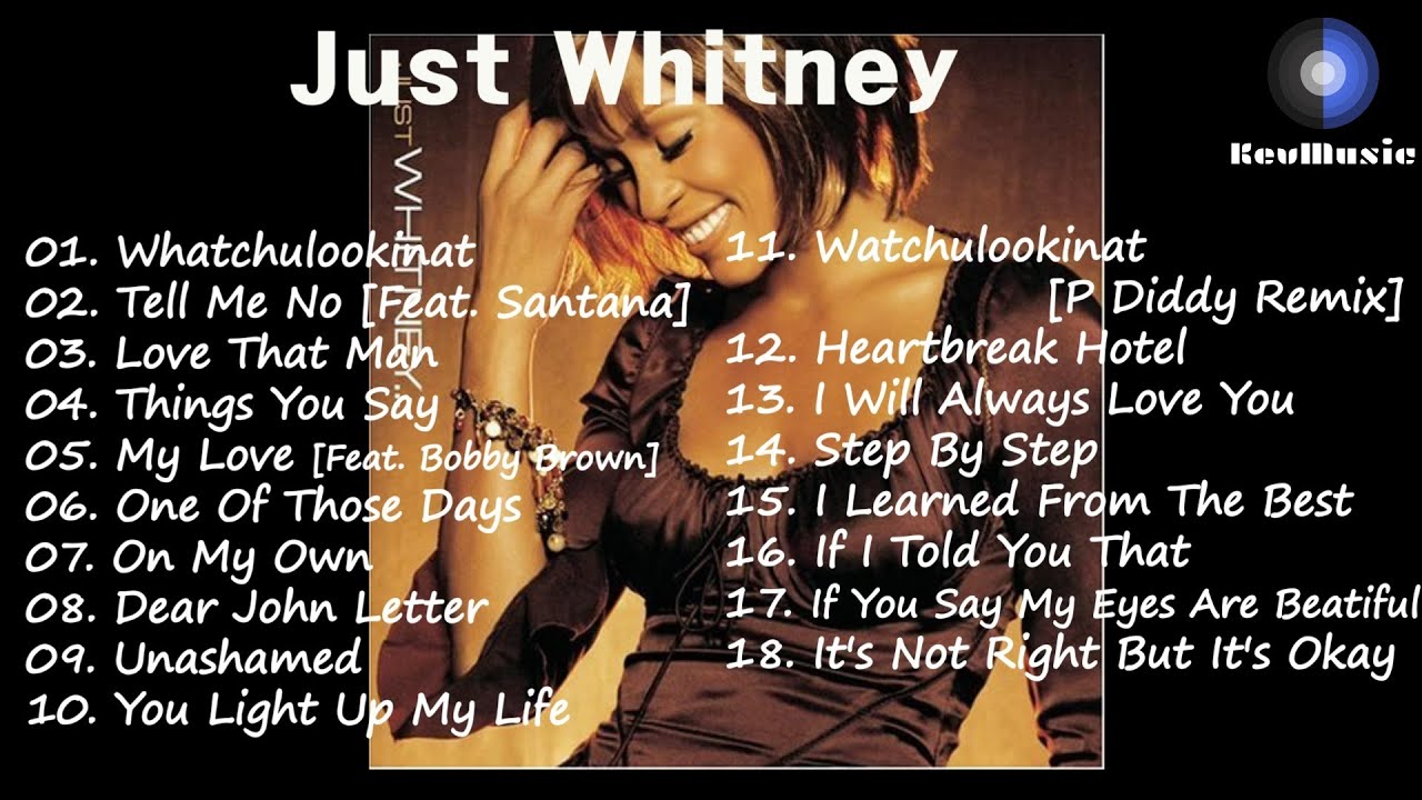 [Full Album] 휘트니 휴스턴 (2002) Whitney Houston - Just Whitney - YouTube