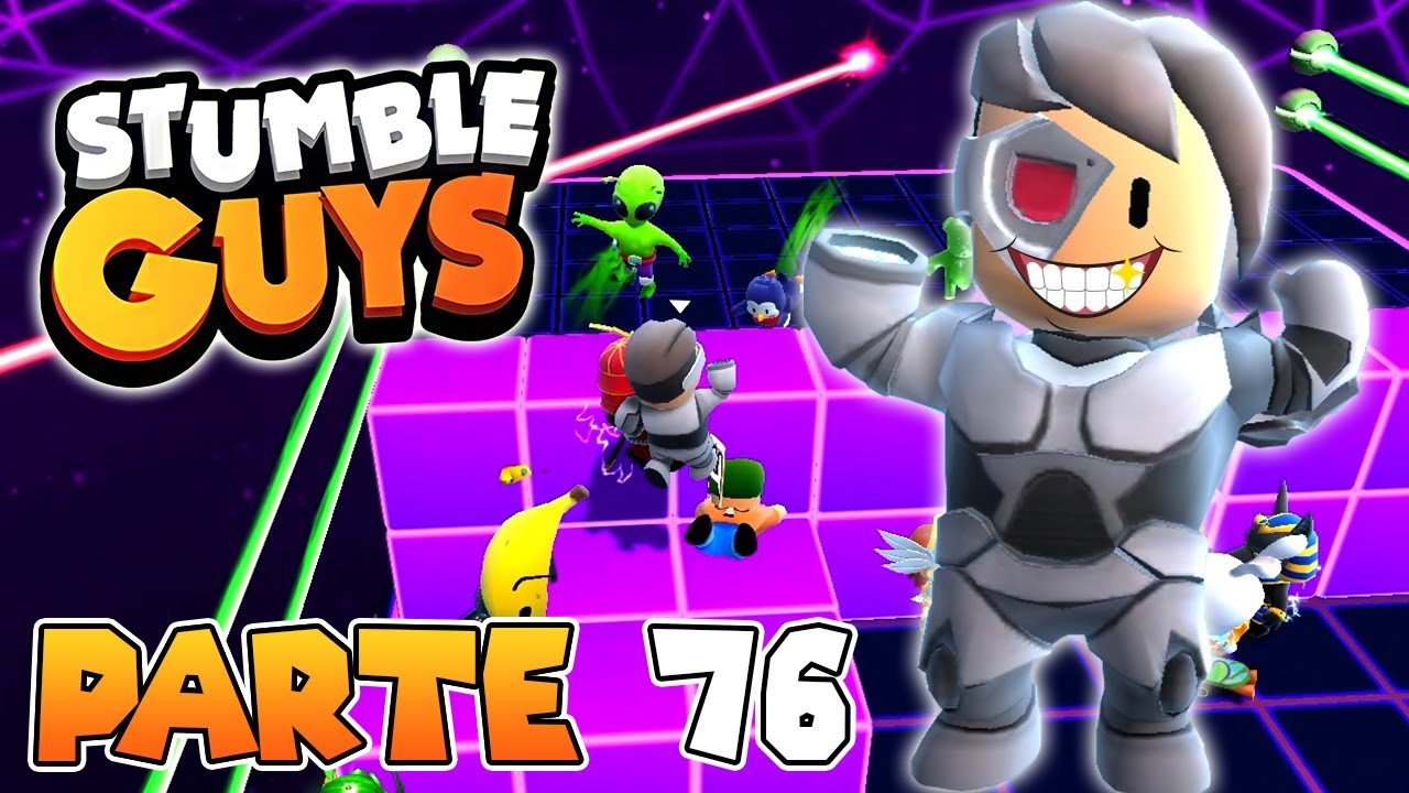 ¡GANO EN TODOS LOS EVENTOS CON EL CYBORG! | PARTE #76 | STUMBLE GUYS ...