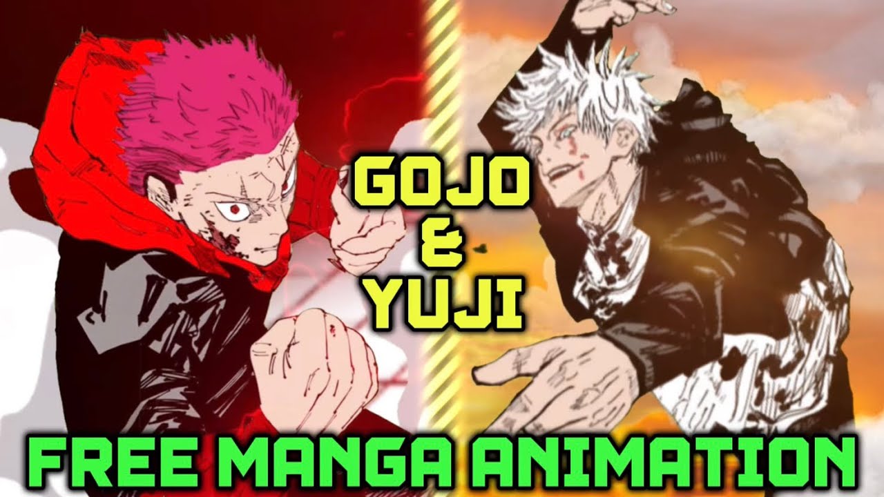 Free Yuji & Gojo Manga animation | Jujutsu kaisen #mangaanimation - YouTube