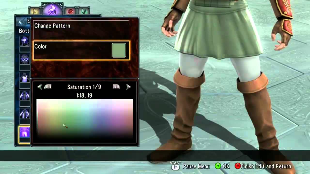 Soul Calibur 5 Creation - Link (Pyrrha Omega Soul) - YouTube