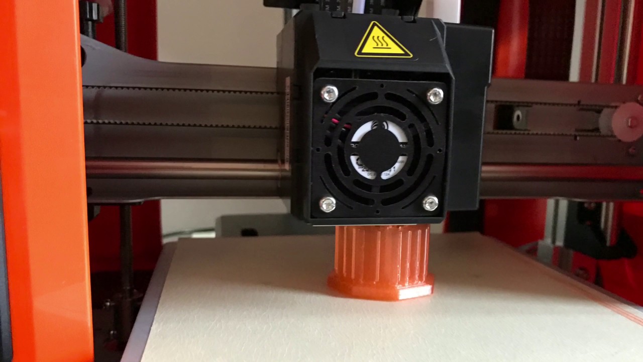 First 3D print - YouTube