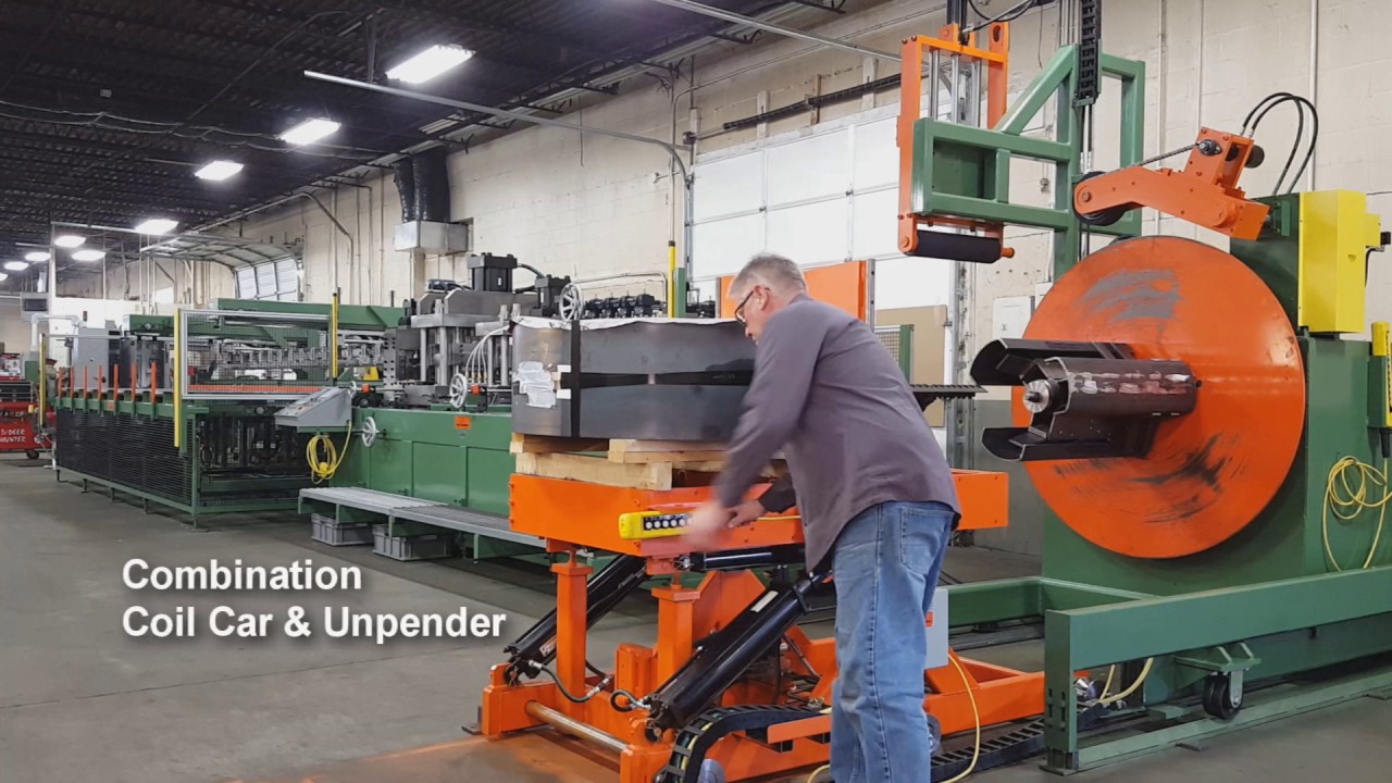 Heavy Gauge Coil Cut-To-Length & Punching System - YouTube