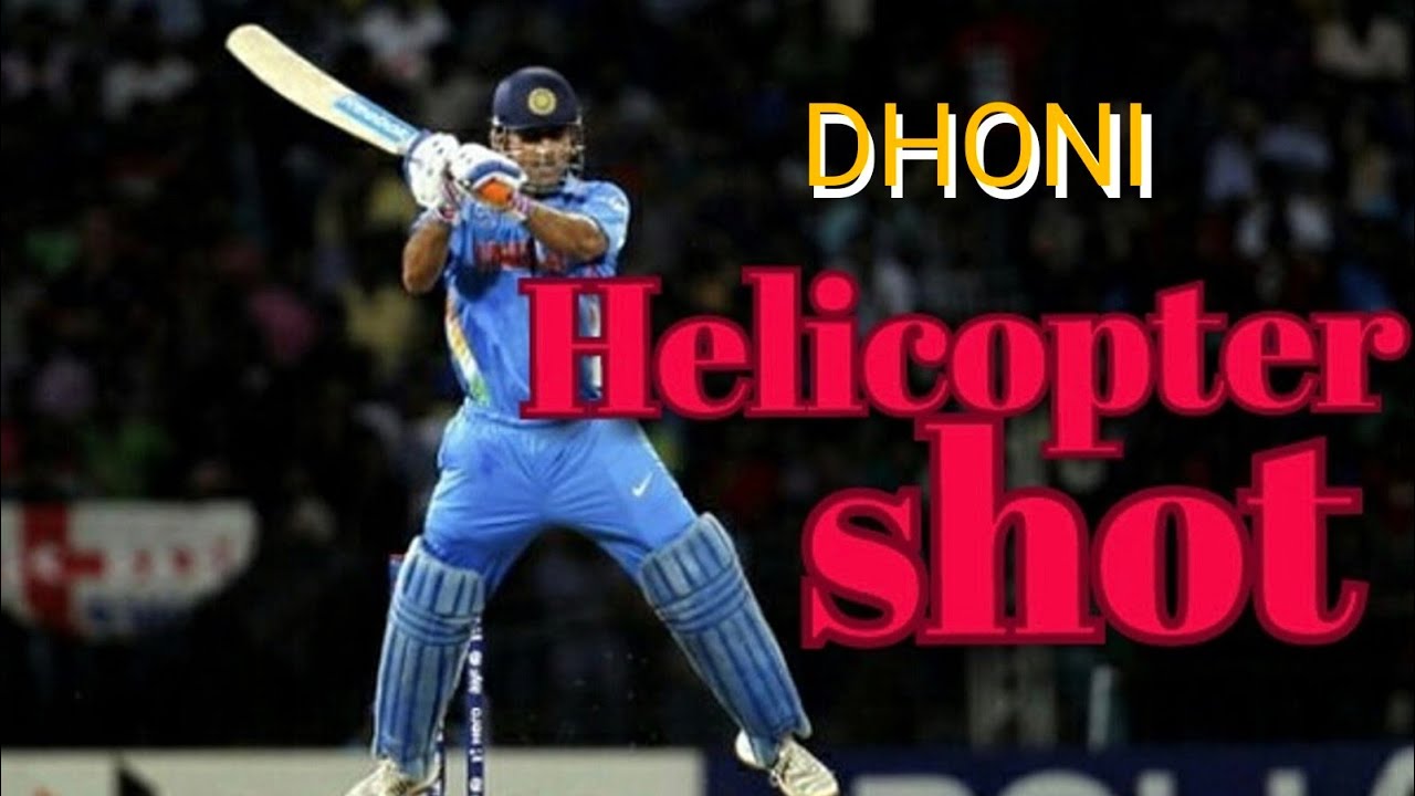 Dhoni Bhai Helicopter Shot, Helicopter Shot, cricket shots, viral ...