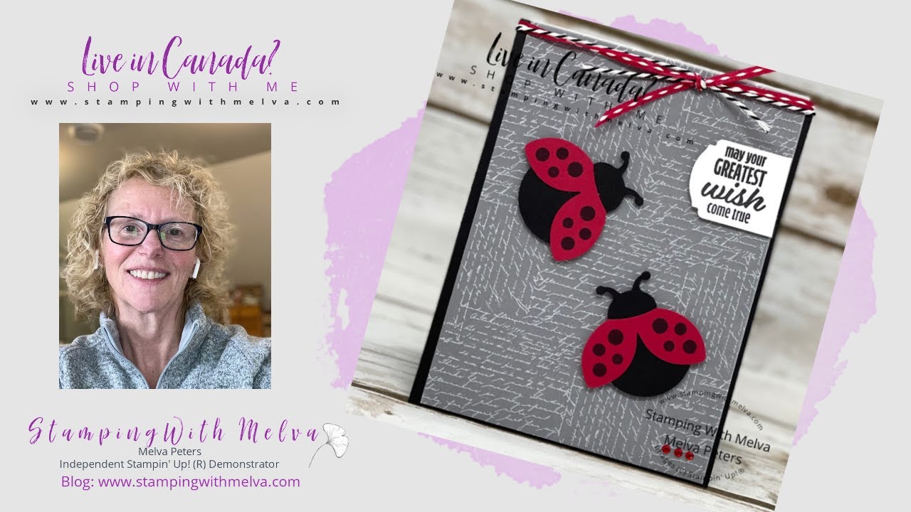 Make this adorable Ladybug Card featuring the Stampin' Up!® Hello ...