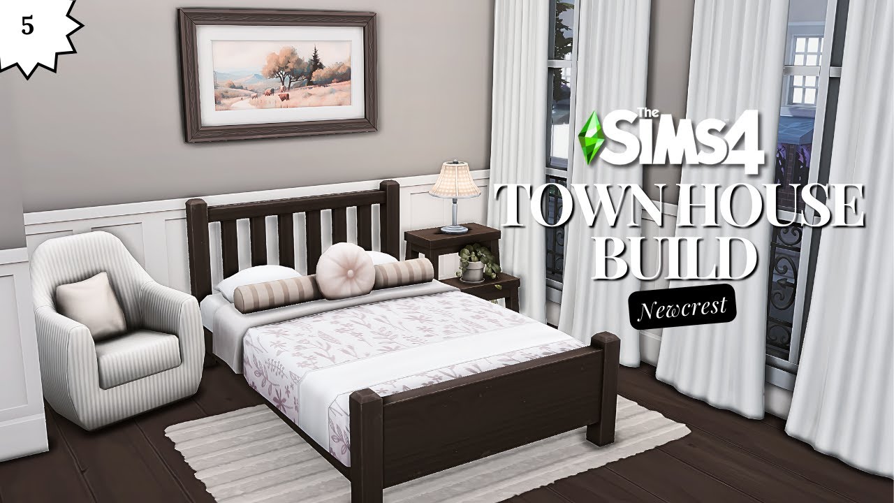 Part 5 - Building a townhouse in The Sims 4 - YouTube