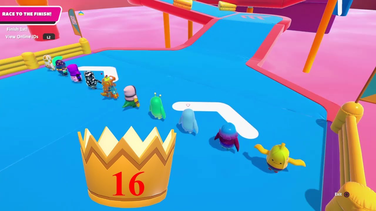 Fall Guys - Slime Climb Time Win 16 - YouTube