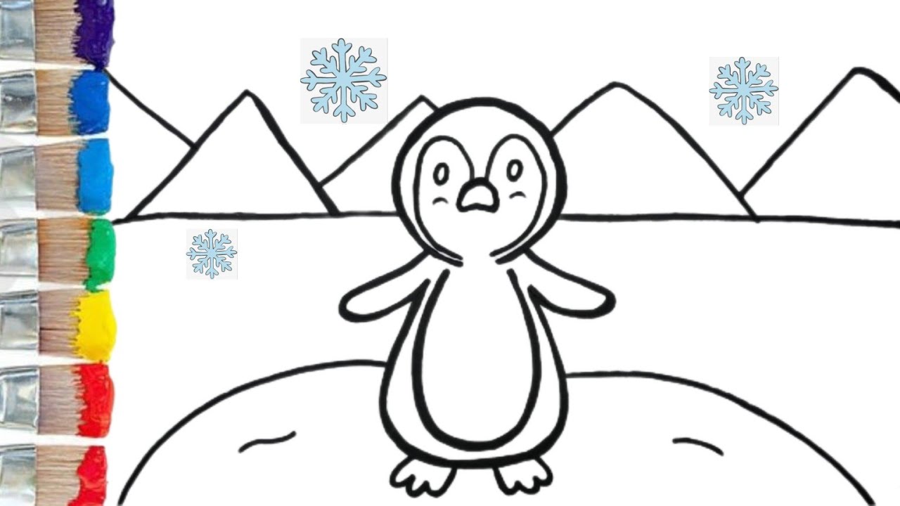 Nihilist Penguin Drawing 🐧 | Easy | Painting 🖼 - YouTube