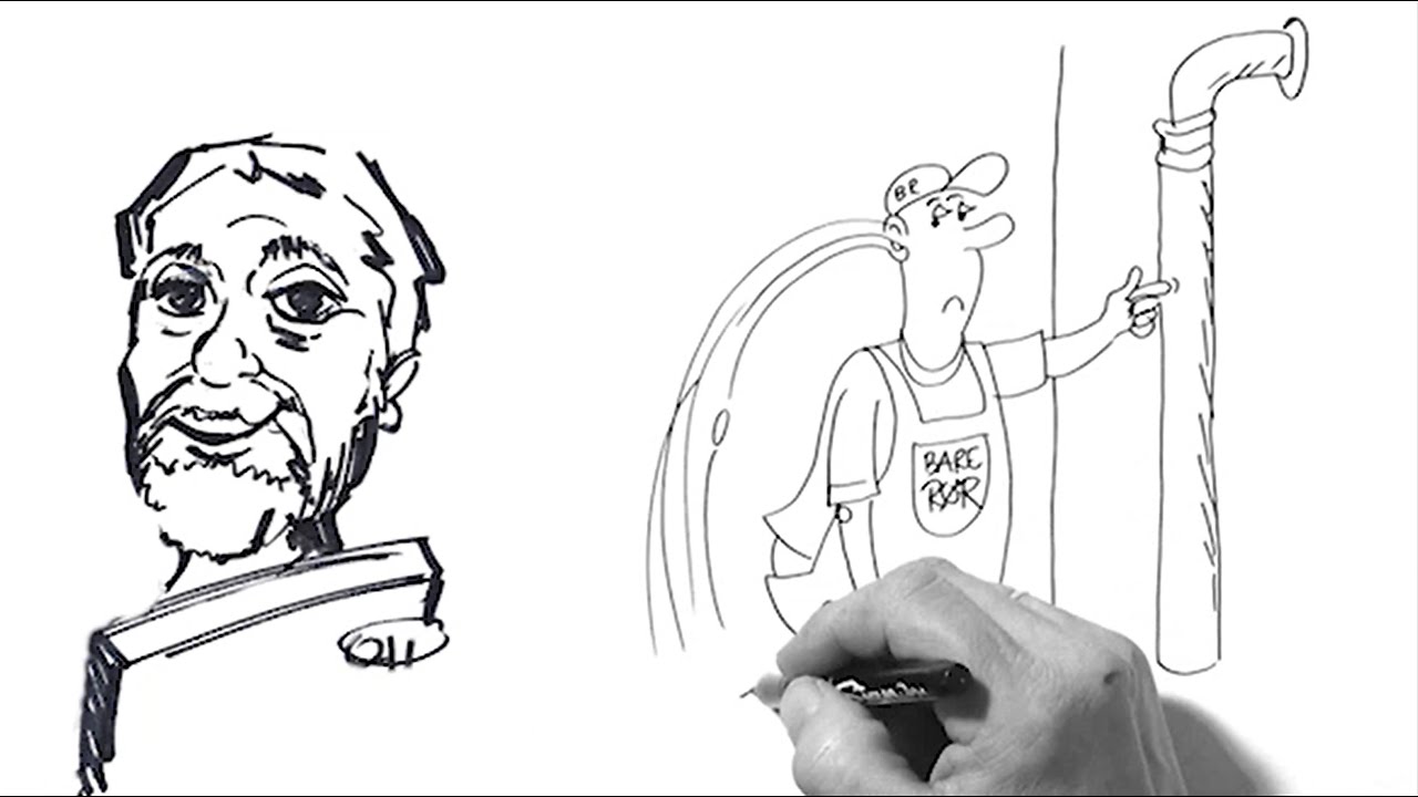 2D animasjon - animert strek tegning. - YouTube