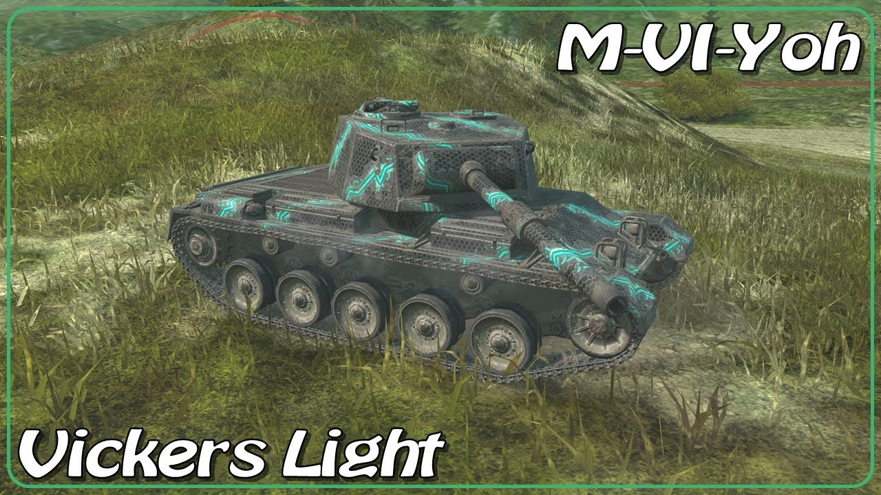 Vickers Light • M-VI-Yoh Pride • WoT Blitz *SR - YouTube