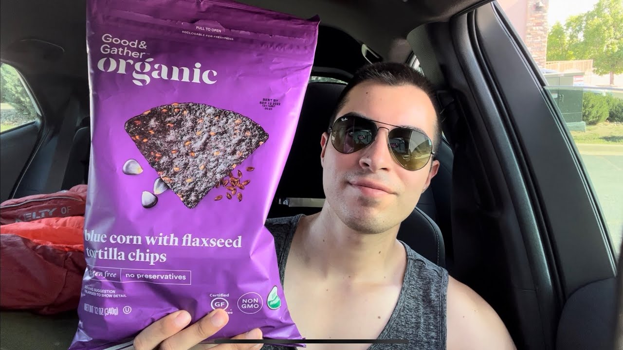 TARGET:Good&Gather Organic Blue Corn Chips REVIEW - YouTube