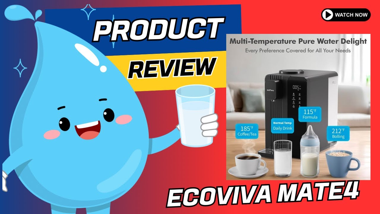 Is Your Tap Water POISONING You? Ecoviva MATE4 UV Review! - YouTube