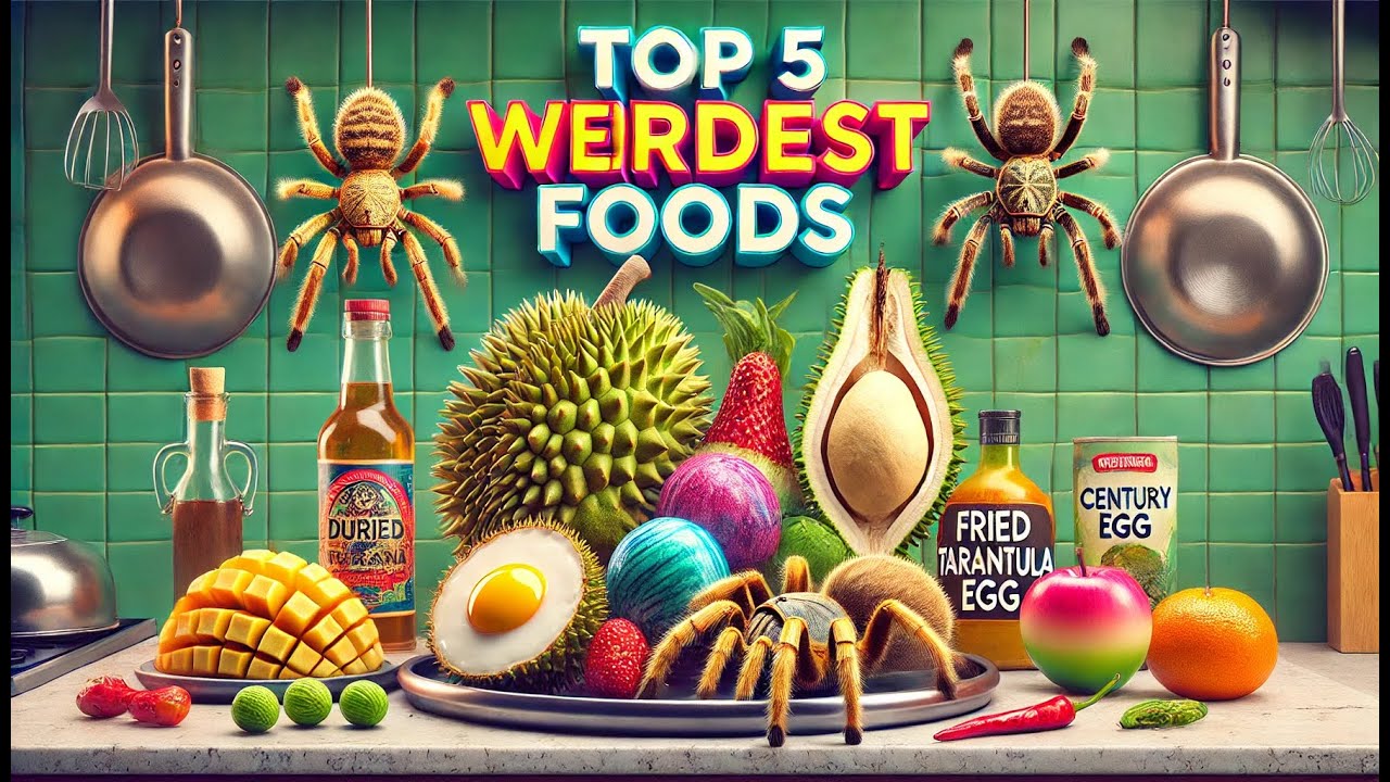 Exploring the Top 5 Weirdest Foods Around the World! 😱🍽️ | You Won’t ...