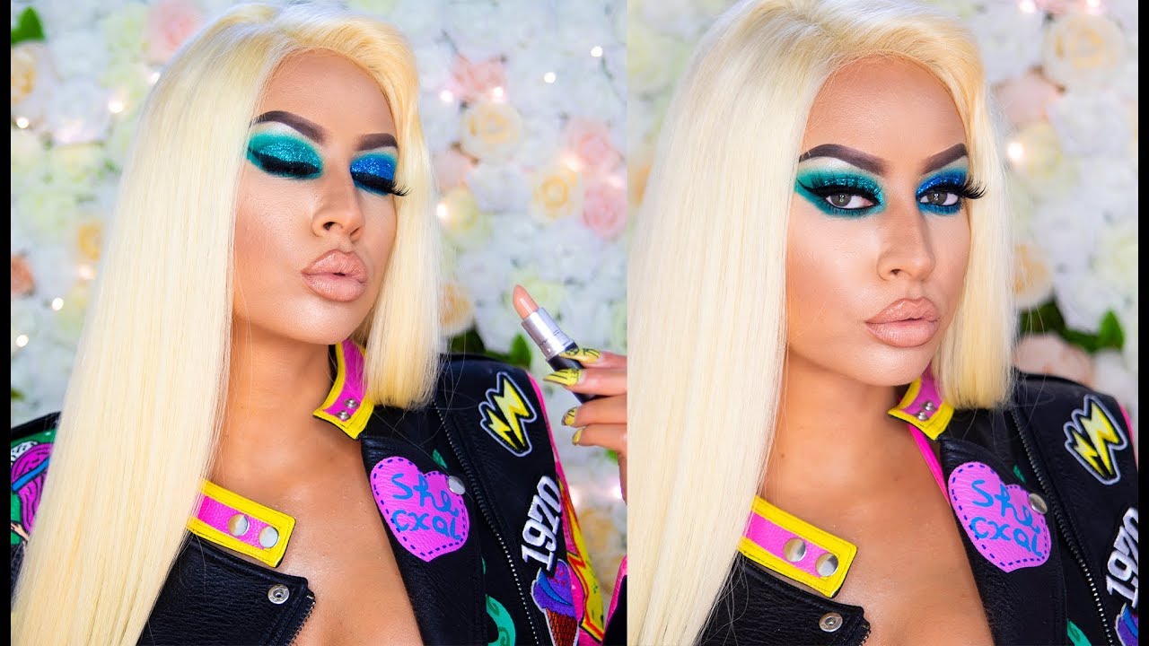 TWO TONE GLITTER MAKEUP TUTORIAL! | TYMETHEINFAMOUS - YouTube