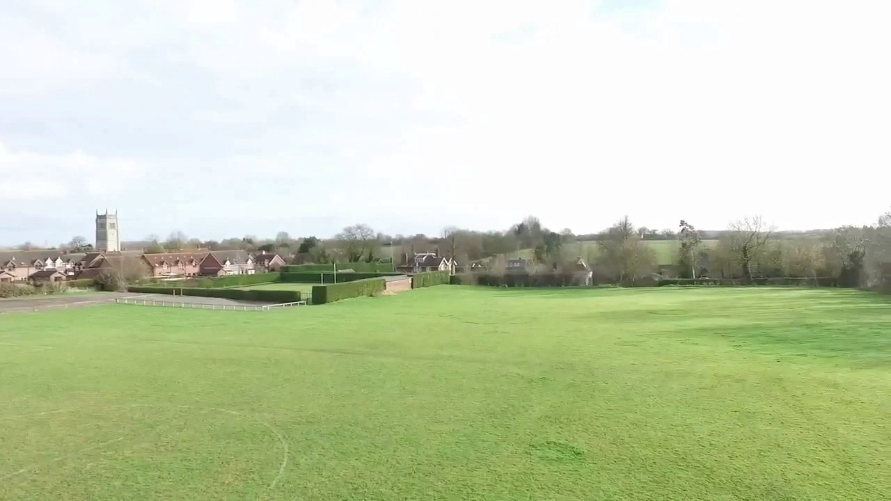 Drone Video of Laxfield Playing Field - YouTube