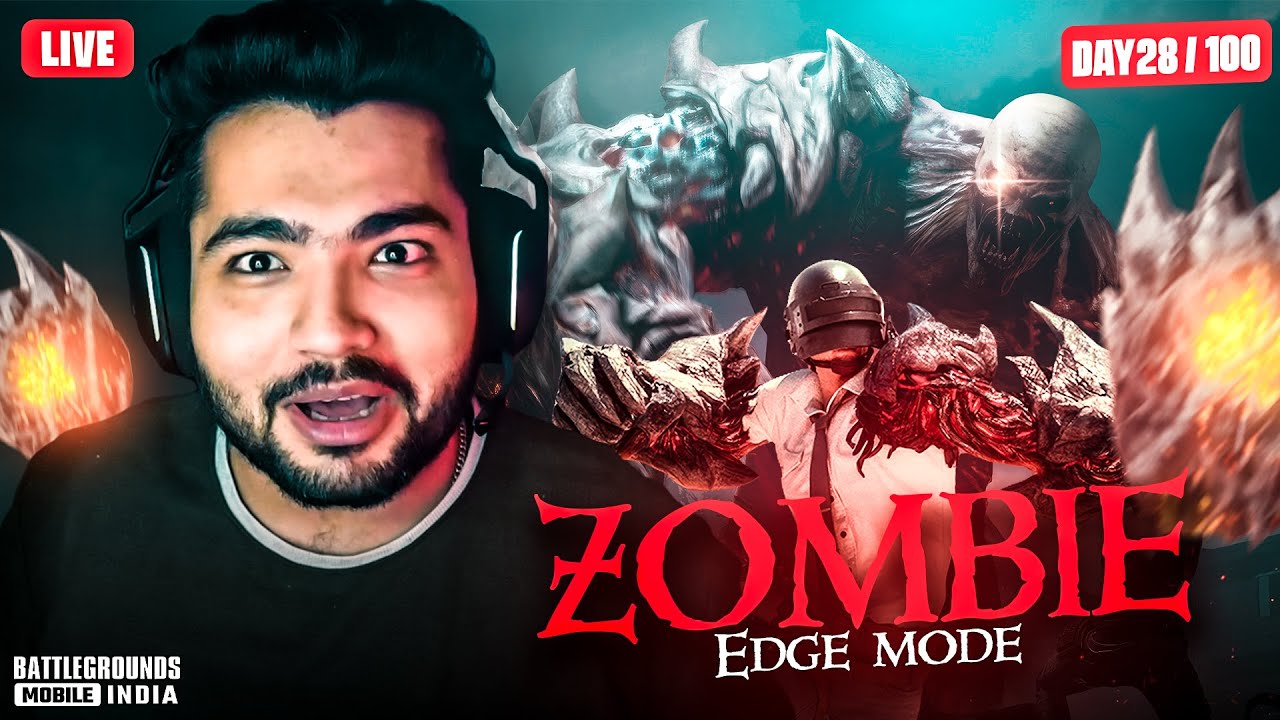 Day - 28/100 | BGMI 2.8 Update Is Here | Zombie Edge | MagZ is Live ...