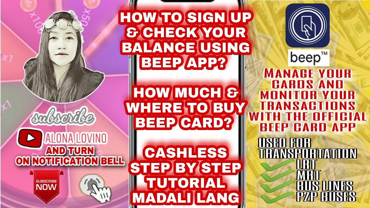 HOW TO SIGN UP IN BEEP APP | HOW TO BUY | USED FOR TRANSPORTATION IN ...