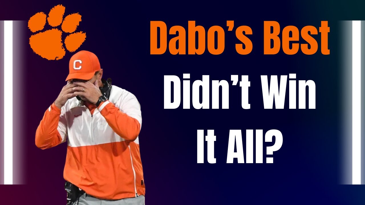 Dabo's Best Team Never Won It All?! - YouTube