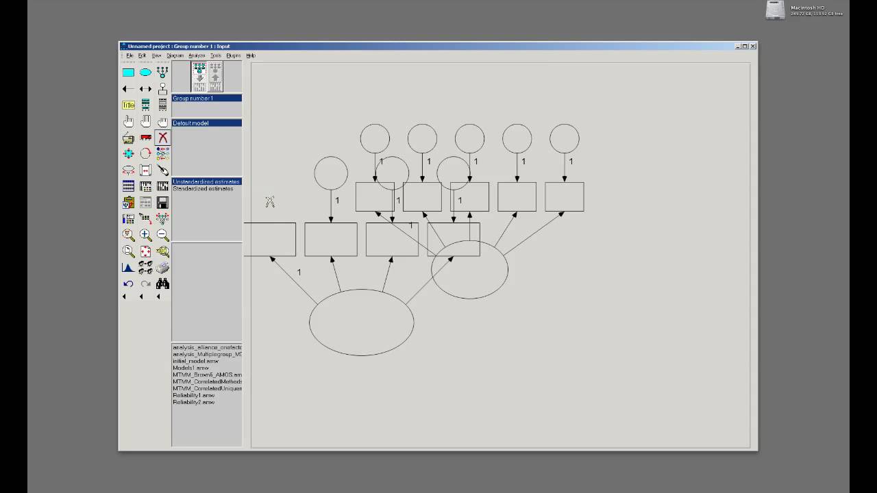 Introduction to AMOS Part 1 - YouTube