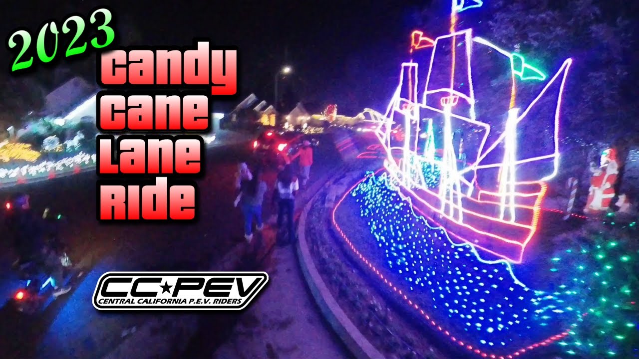 2023 Candy Cane Lane Ride with Cen. Cal. P.E.V. - YouTube