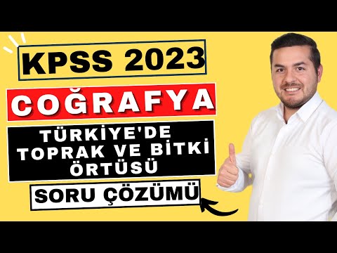 Türkiye'de Toprak Ve Bitki Örtüsü - Soru Çözümü / Enes Hoca #kpsscoğrafya #kpss2023 #yks2023