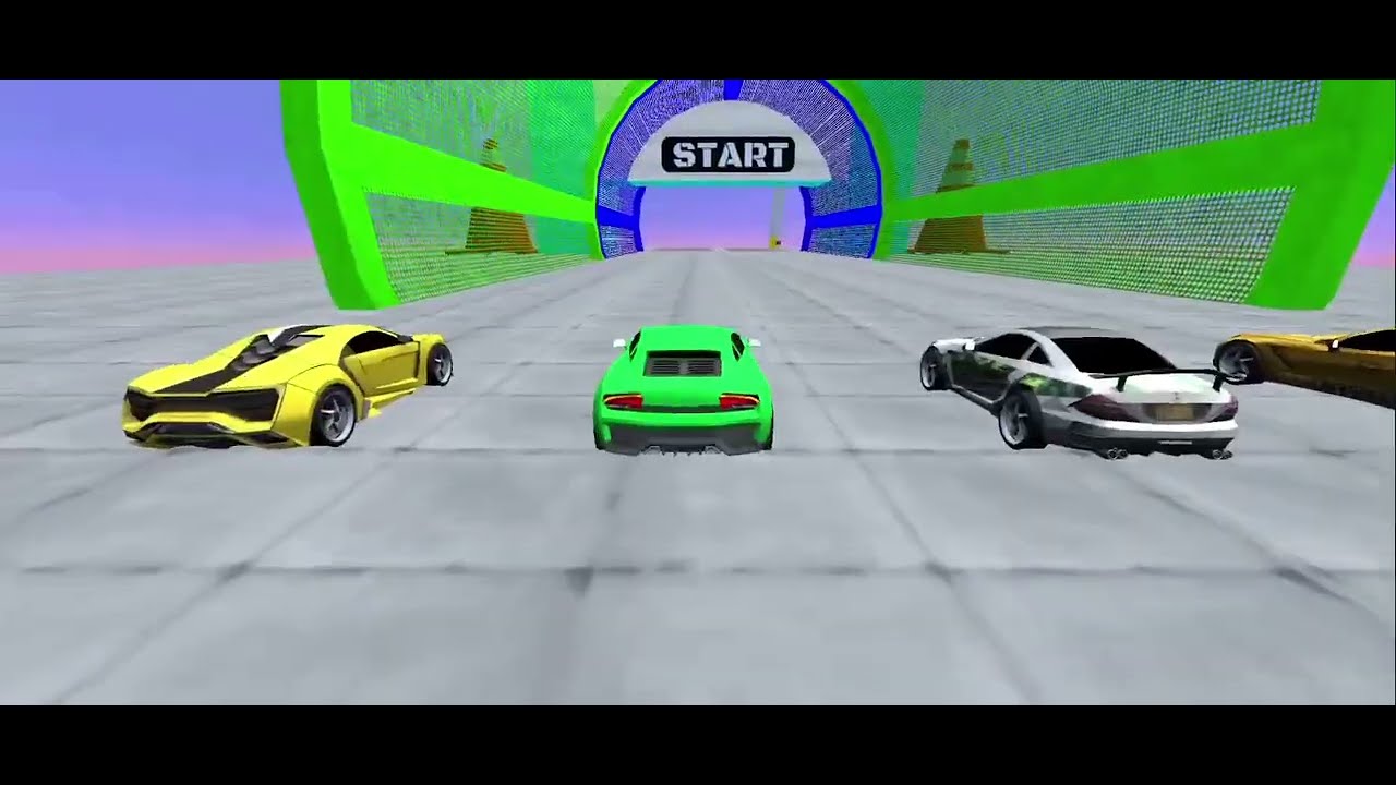MEGA RAMP CAR STUNTS - RECREATED IN HUMAN FALL FLAT #car #gaming #games ...