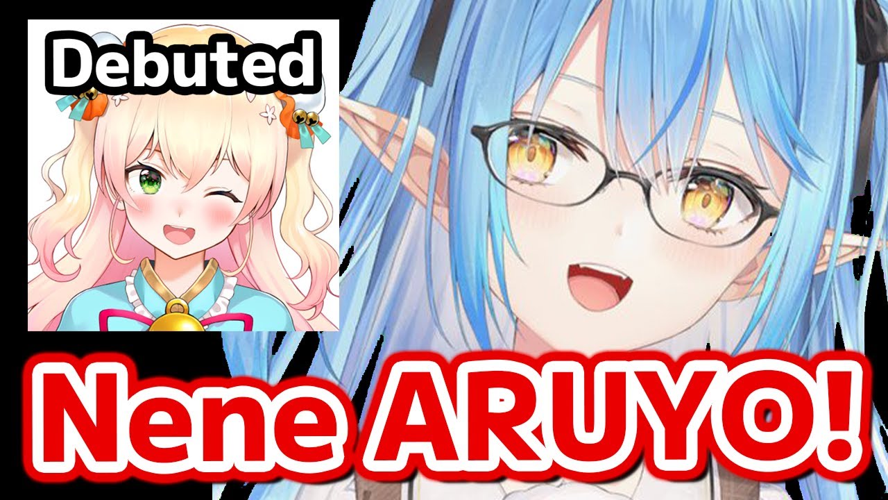 Lamy imitates Nene when she just debuted "NENE ARUYO!!!" [Hololive Eng ...
