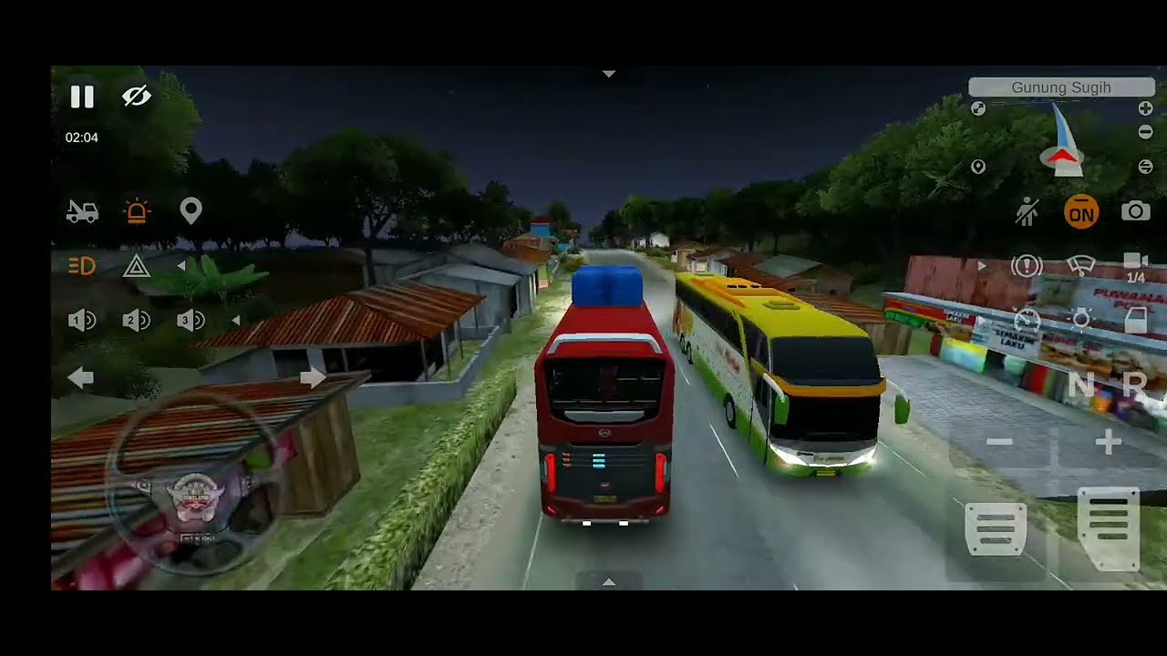 Tol Terbanggi basar to Lampung | Career Mod | Bus Simulator Indonesia ...