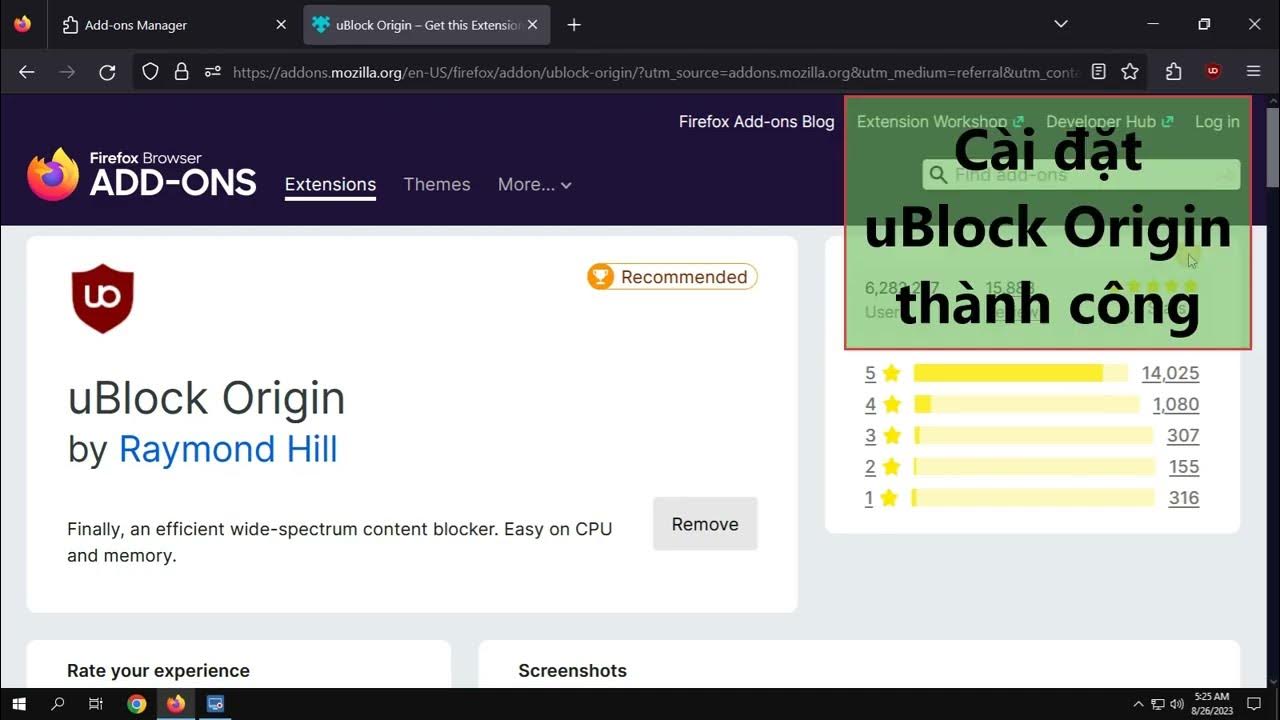 Setup uBlock Origin for Firefox - YouTube