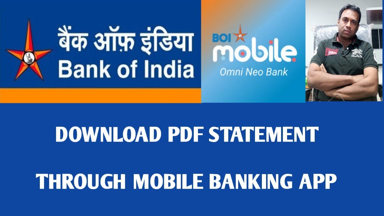 how to download bank of india pdf statement through mobile banking app ...