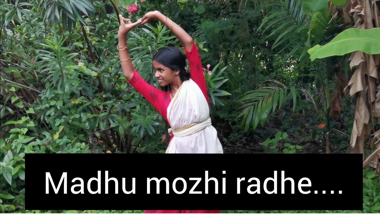 Madhu mozhi radhe... |Dance cover |Masterpiece |Vidhya lakshmi - YouTube