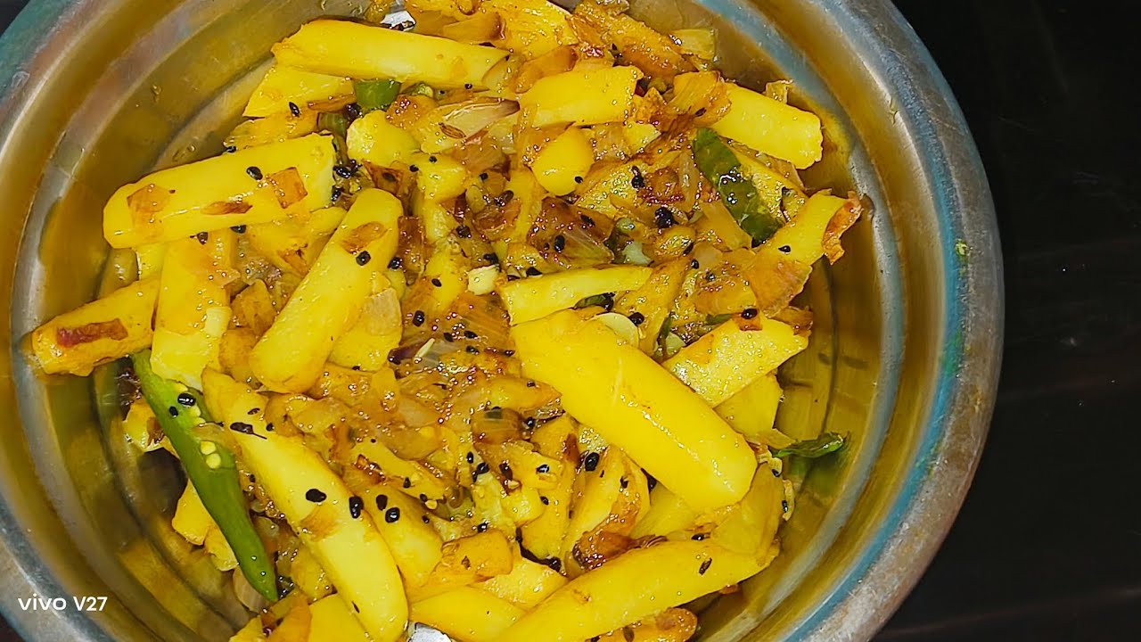 আলু-পেঁয়াজ ভাজা। Easy & Quick recipe potato-onion fry। Aloo Peyaj ...