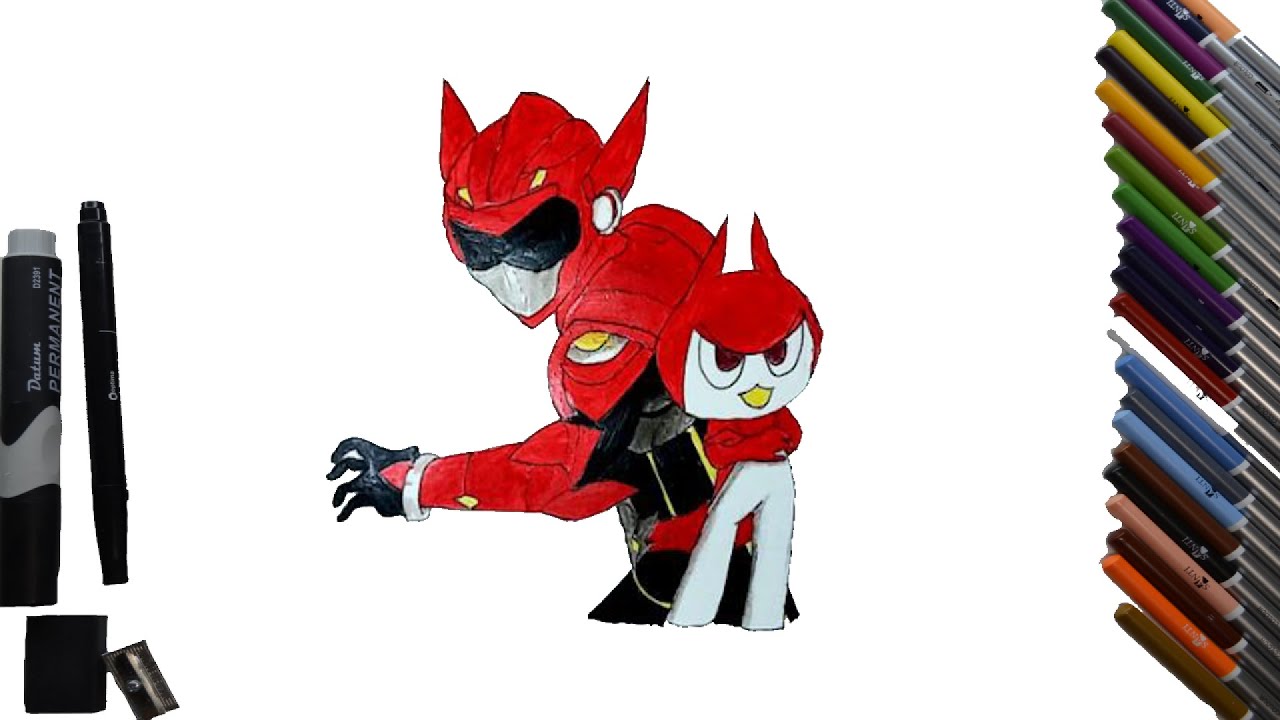 How to Draw Miniforce Sammy / Miniforce X - YouTube