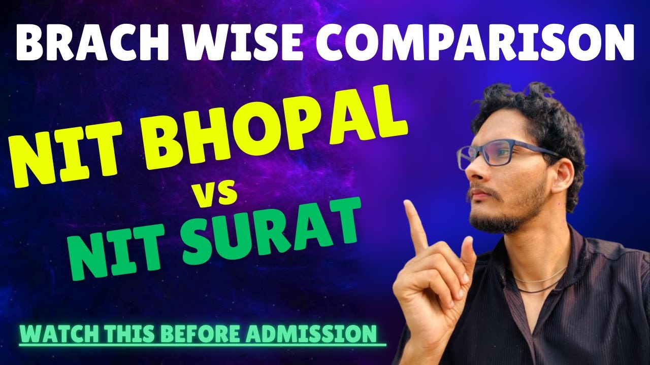 NIT BHOPAL vs NIT SURAT PLACEMENT COMPARISON 2024 FOR ALL BRANCH ( CSE ...