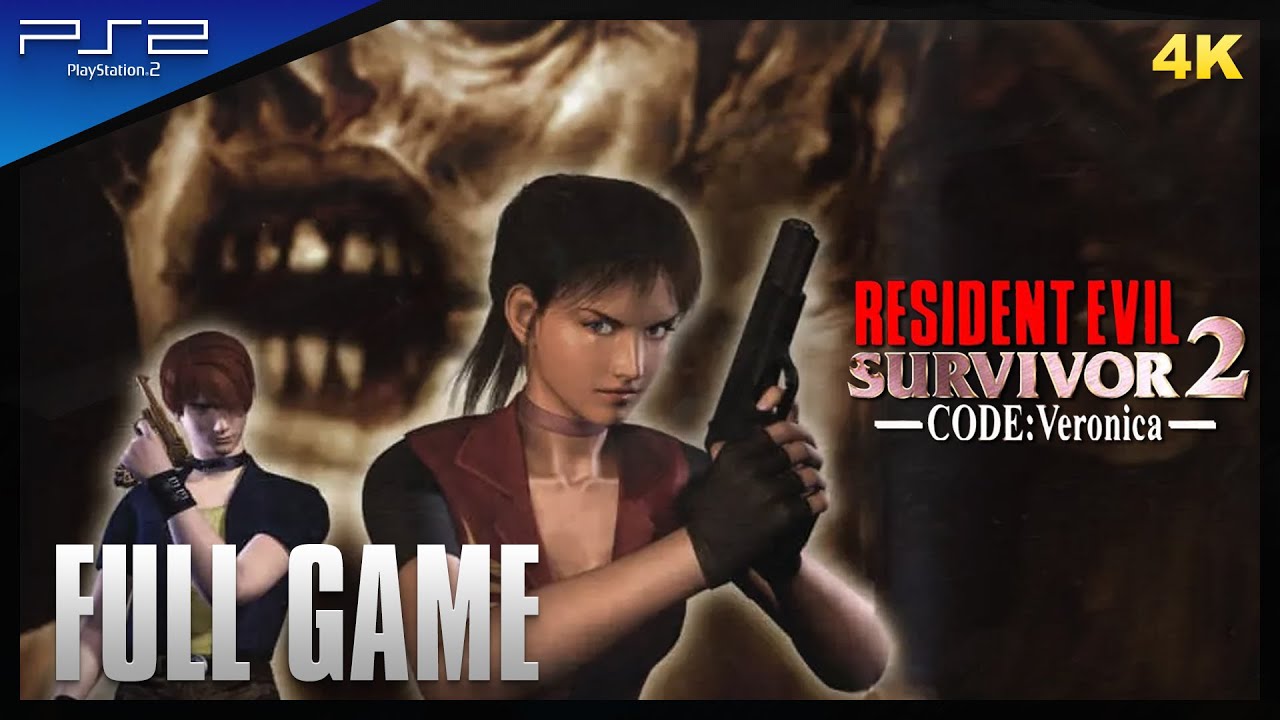 Resident Evil Survivor 2 - Code : Veronica | Full Game Walkthrough 4K ...