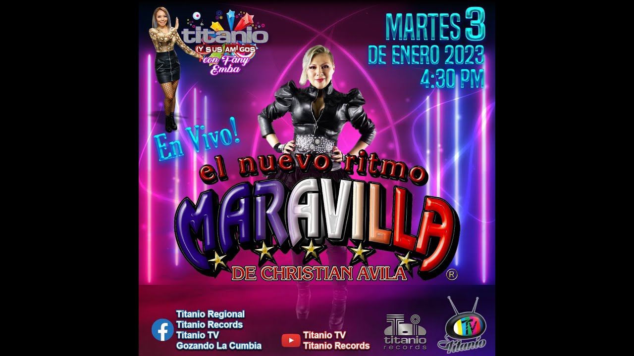 El Nuevo Ritmo Maravilla de Christian Avila en Titanio y sus Amigos ...
