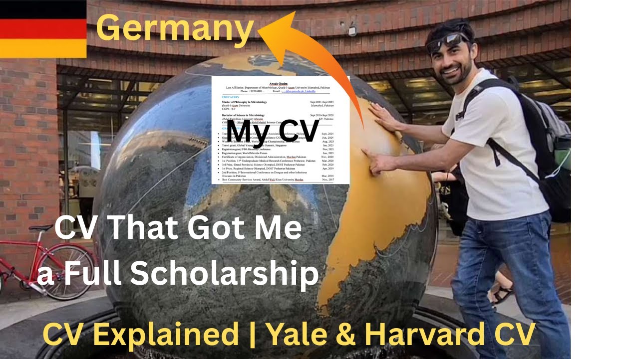 How to make a CV for Fully funded scholarships| DAAD Scholarship| CV ...