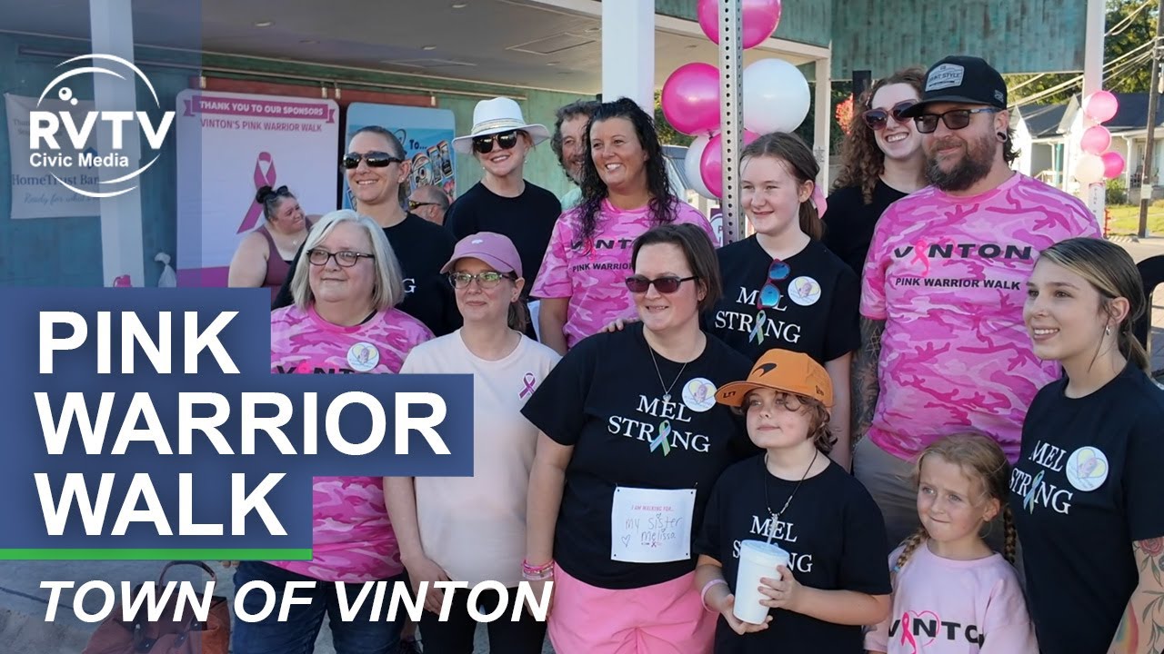 Vinton Pink Warrior Walk Sept 2024 - YouTube